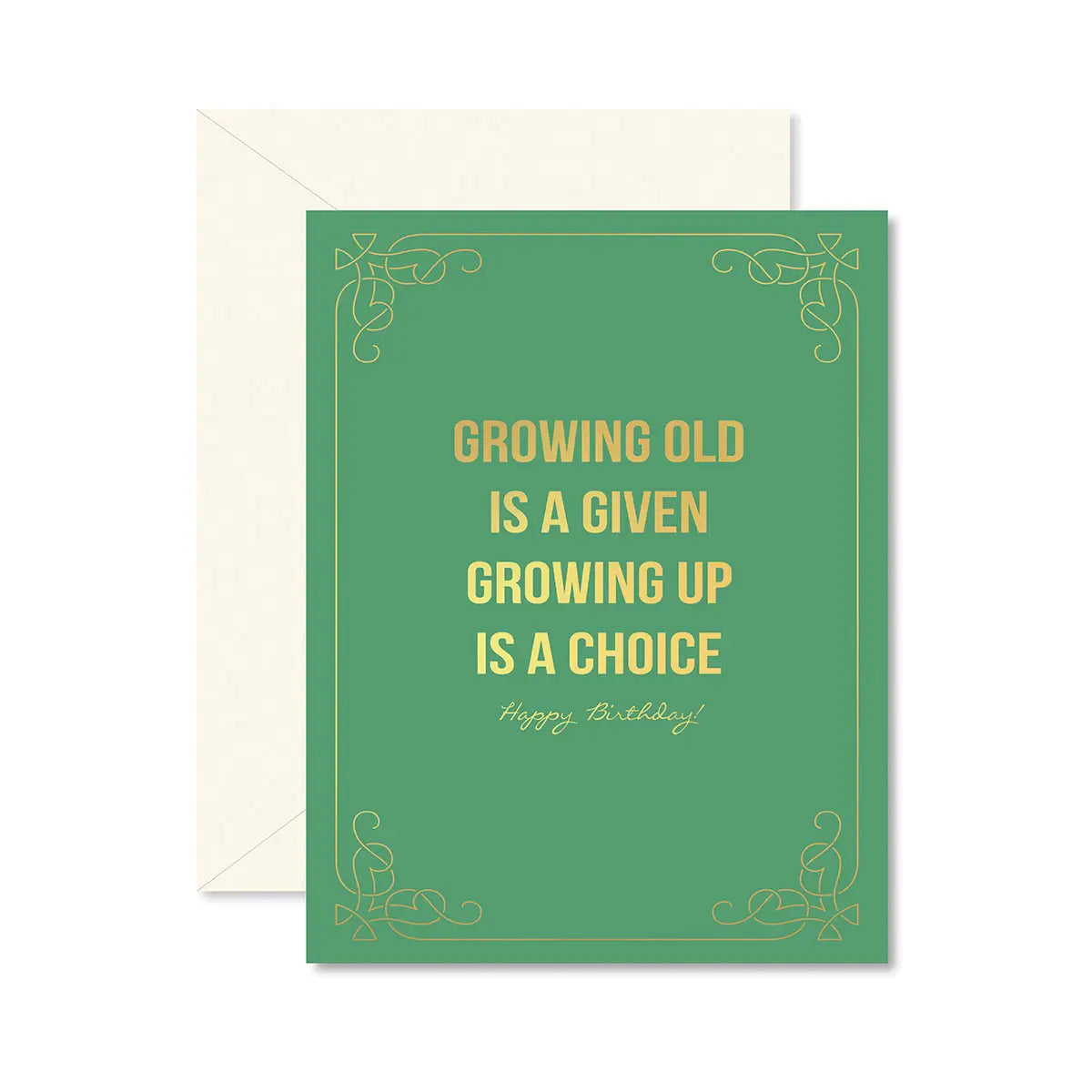Growing Up Is A Choice - Birthday Greeting Card – Hazelkin
